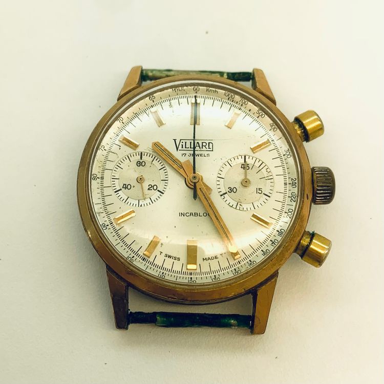 Villard Chronograph Handaufzug Landeron 24B Herrenuhr (7) | Kaufen auf ...