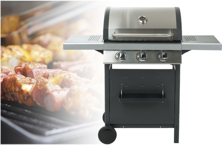 FireKING Capri III Gasgrill 3-Brenner Grill Grillwagen (Neu und ...