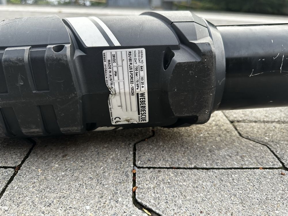 Weber Rescue Hydraulische mit Akku Spreizer/ Schere Schwere (Gebraucht ...
