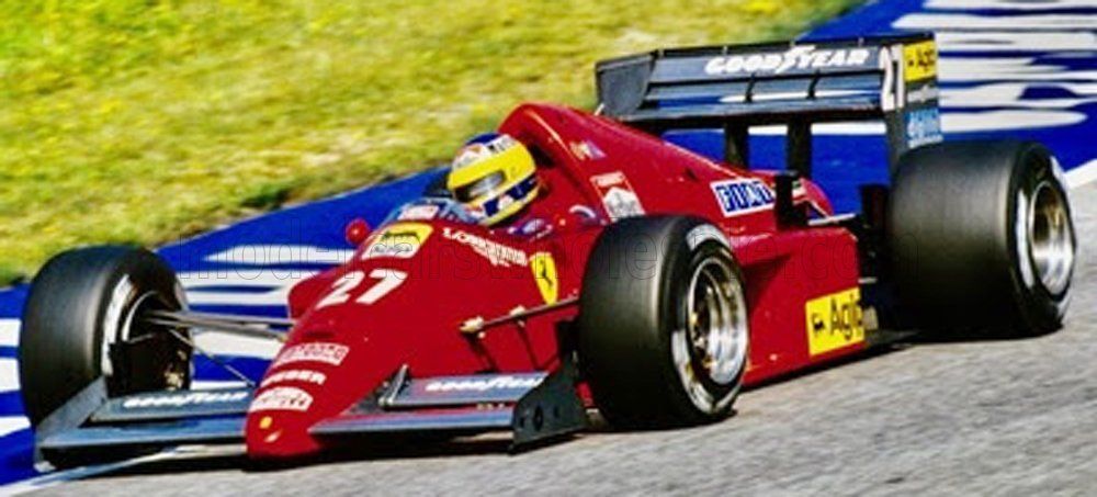 FERRARI F1/86 #27 2nd AUSTRIAN GP 1986 M.ALBORETO 1/18 NEU (Gebraucht ...
