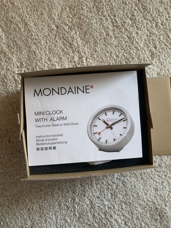 MONDAINE SBB table alarm clock (Neu und originalverpackt) in Wädenswil ...