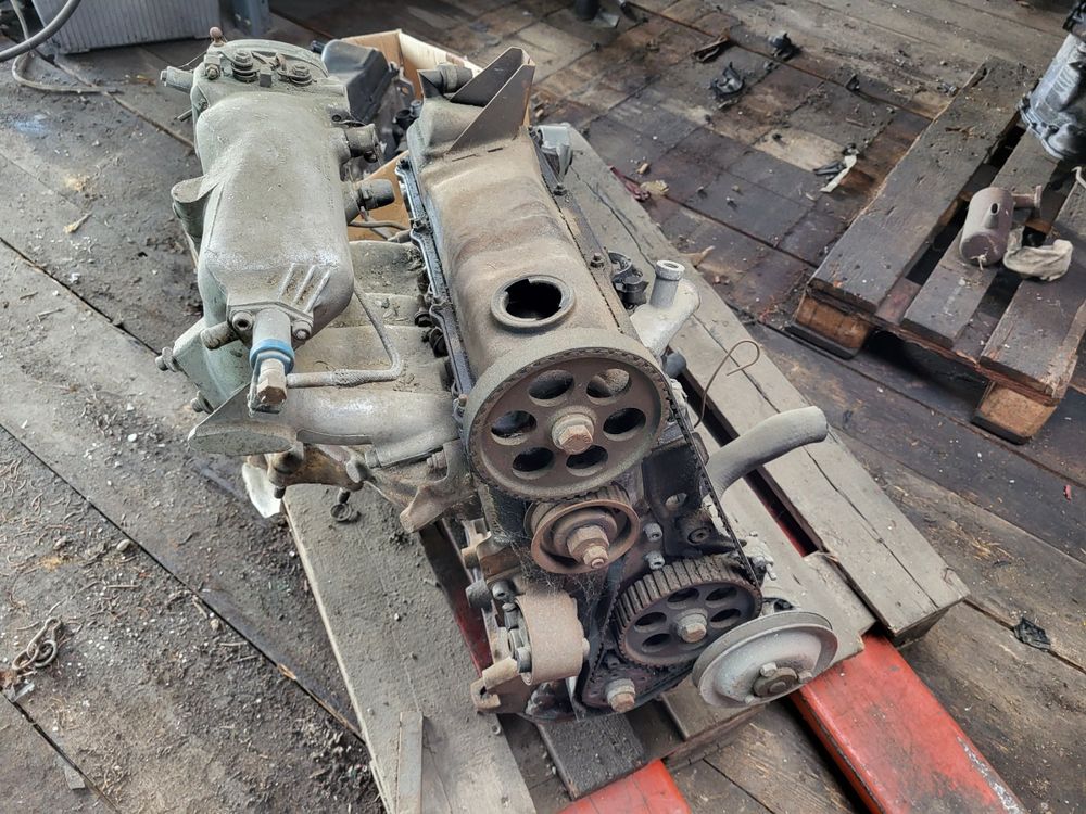 Motor VW EG 1.6l mit Getriebe zu Golf 1 Jetta Scirocco (Defekt) in Dettighofen für CHF 180 – nur ...