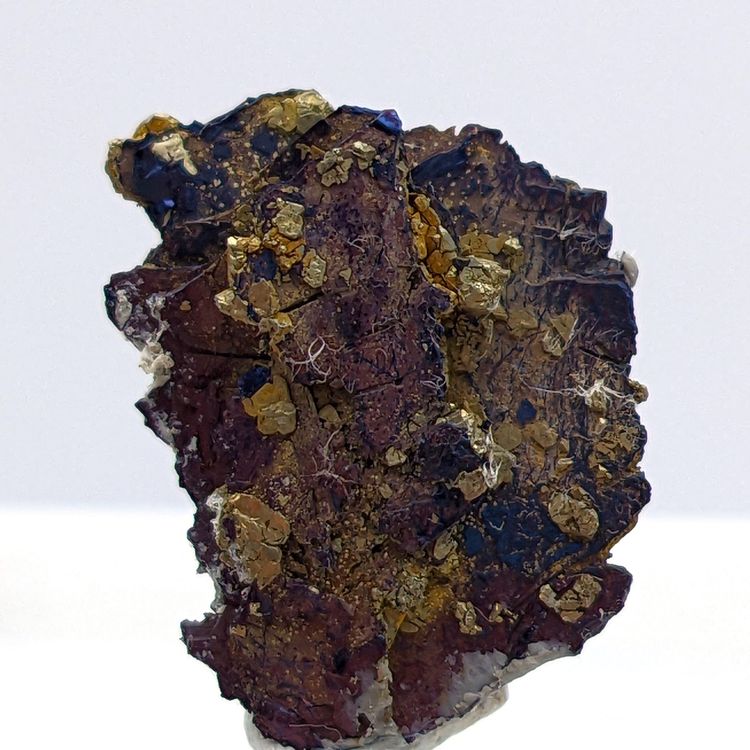 COVELLIT mit PYRIT, Eines der seltensten Mineralien der Welt (Neu ...