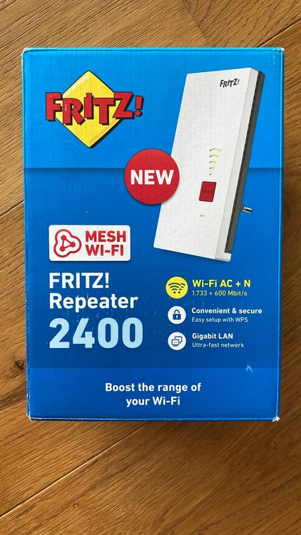 FRITZ!Repeater 2400 WLAN Mesh (Gebraucht) in Laupen BE für CHF 31 – mit ...