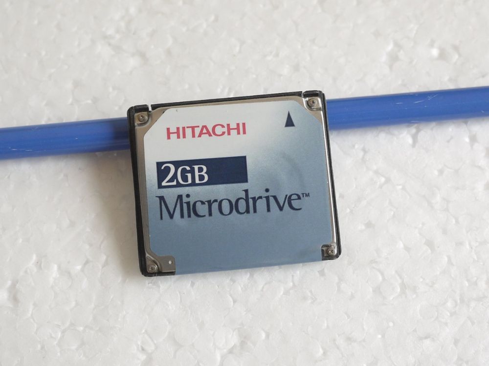 Hitachi 2GB Microdrive Type II CF Card / Speicherkarte. (Gebraucht) in ...
