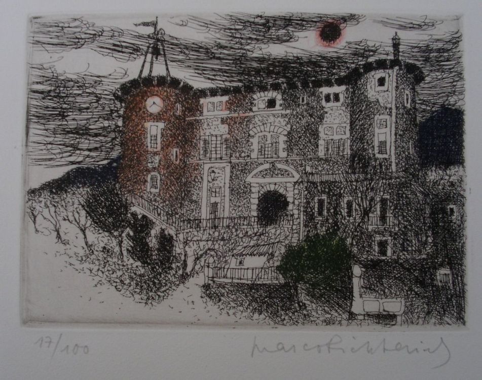 MARCO RICHTERICH RADIERUNG AQUATINTA SIGNIERT NUMMERIERT (Gebraucht) in Gersau für CHF 19 – mit ...