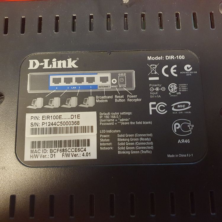 D-Link DIR-100 Router (Gebraucht) in Nussbaumen AG für CHF 10 – mit Lieferung auf Ricardo kaufen