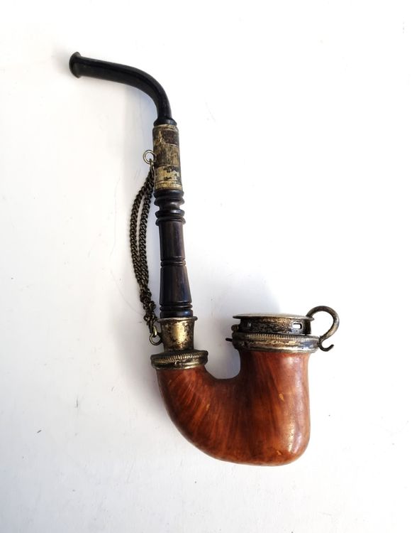 Antike Appenzeller Tabakpfeife, edler Schwanenhals, um 1890 (Gebraucht ...