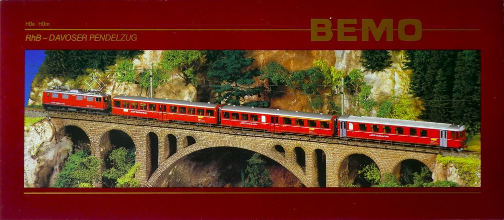 Pendelzug mit Ge 4/4 I; No. 607; H0m; BEMO Art.-No. 7252 100 (Neu (gemäss Beschreibung)) in ...