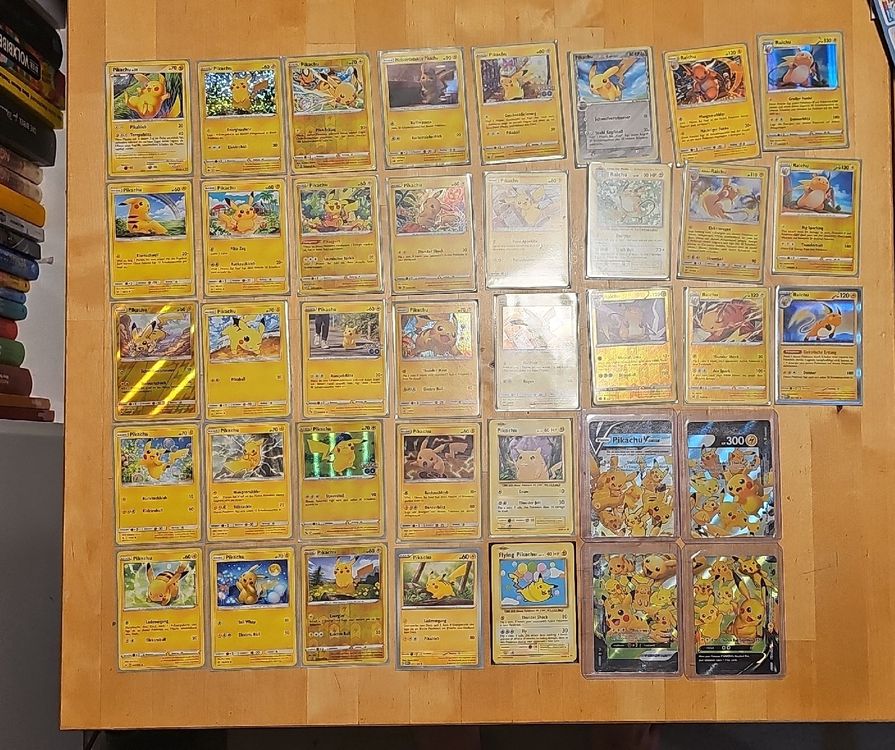 Pokemon Karten Pikachu Sammlung - Seltene Editionen dabei! (Gebraucht ...