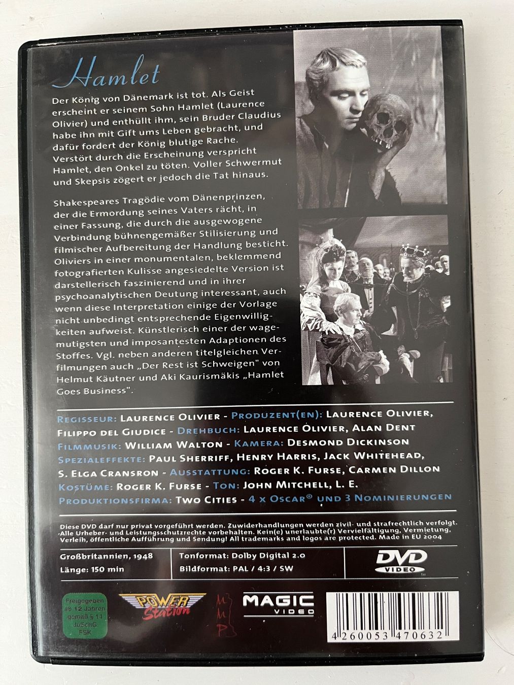 Hamlet (1948) DVD 📀 (Neu (gemäss Beschreibung)) in Sierre für CHF 14.95 ...