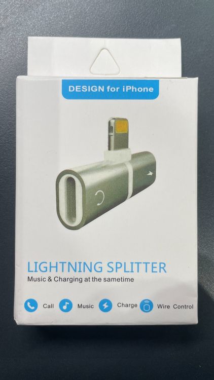 iPhone Lightning Splitter schwarz. (Neu (gemäss Beschreibung)) in ...