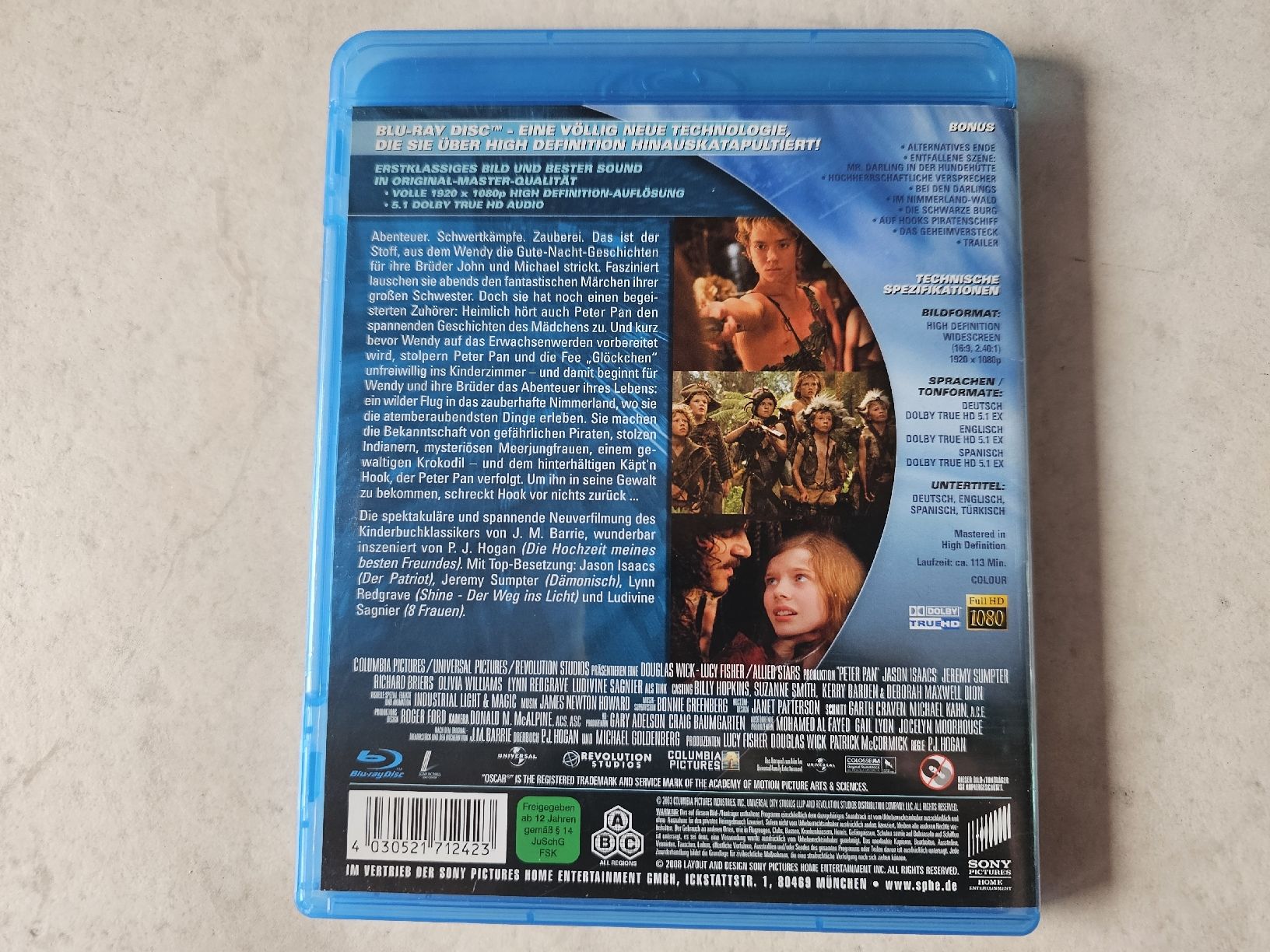 Peter Pan / Extended Version Bluray (Gebraucht) in Schneisingen für CHF ...