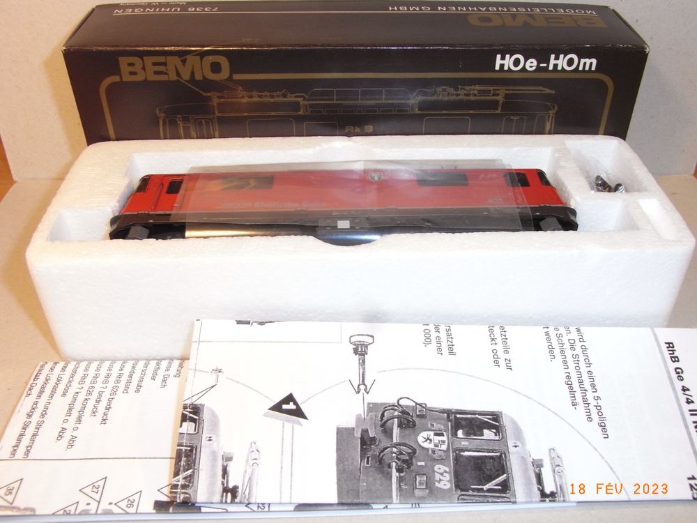 Loc Bemo HOm RhB Ge 4/4 II 621 Felsberg analogique (Gebraucht) in ...