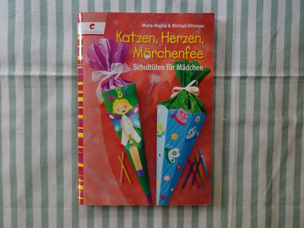 Katzen, Herzen, Schultüten für Mädchen & Bastelbogen - B245 (Gebraucht ...