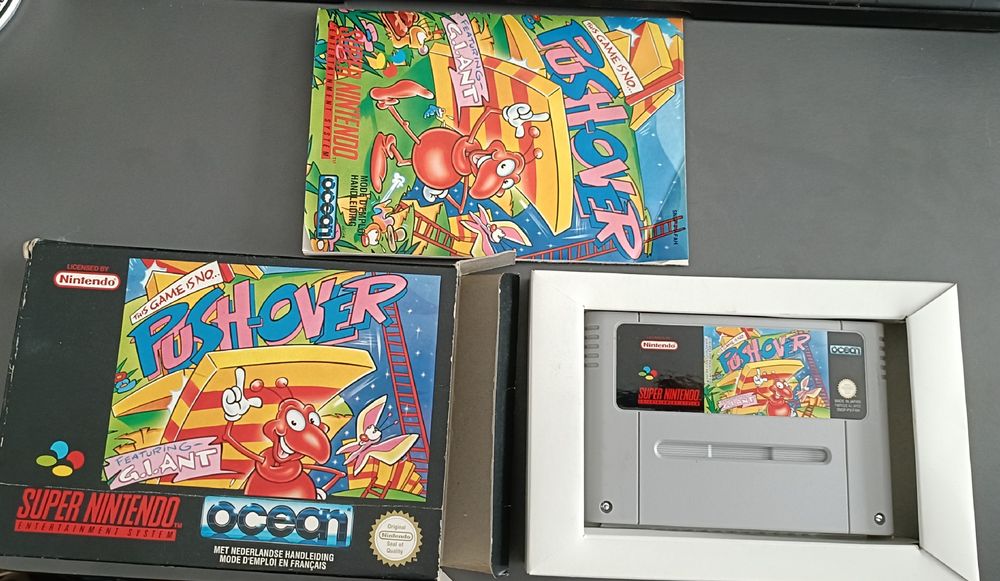 SNES Spiel Push-Over OVP inkl. Anleitung (Gebraucht) in Frauenfeld für CHF 40 – mit Lieferung ...