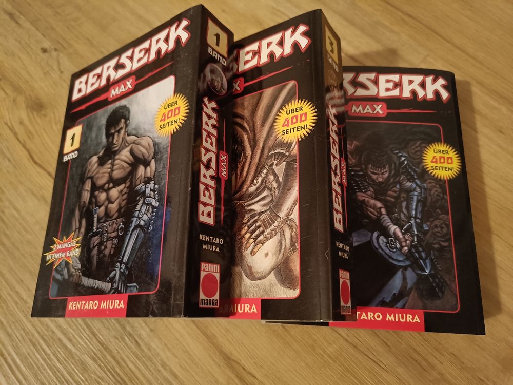 Berserk MAX Manga, Band 1-3, Kentaro Miura (Neu (gemäss Beschreibung ...