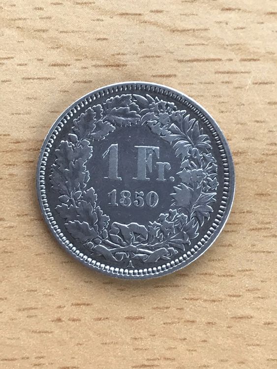 1 Franken 1850 sehr schön + (Gebraucht) in Aesch BL für CHF 99 – mit Lieferung auf Ricardo kaufen