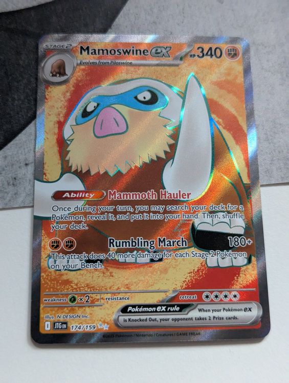Mamoswine ex 174/159 Pokemon JTG Card SIR | Kaufen auf Ricardo