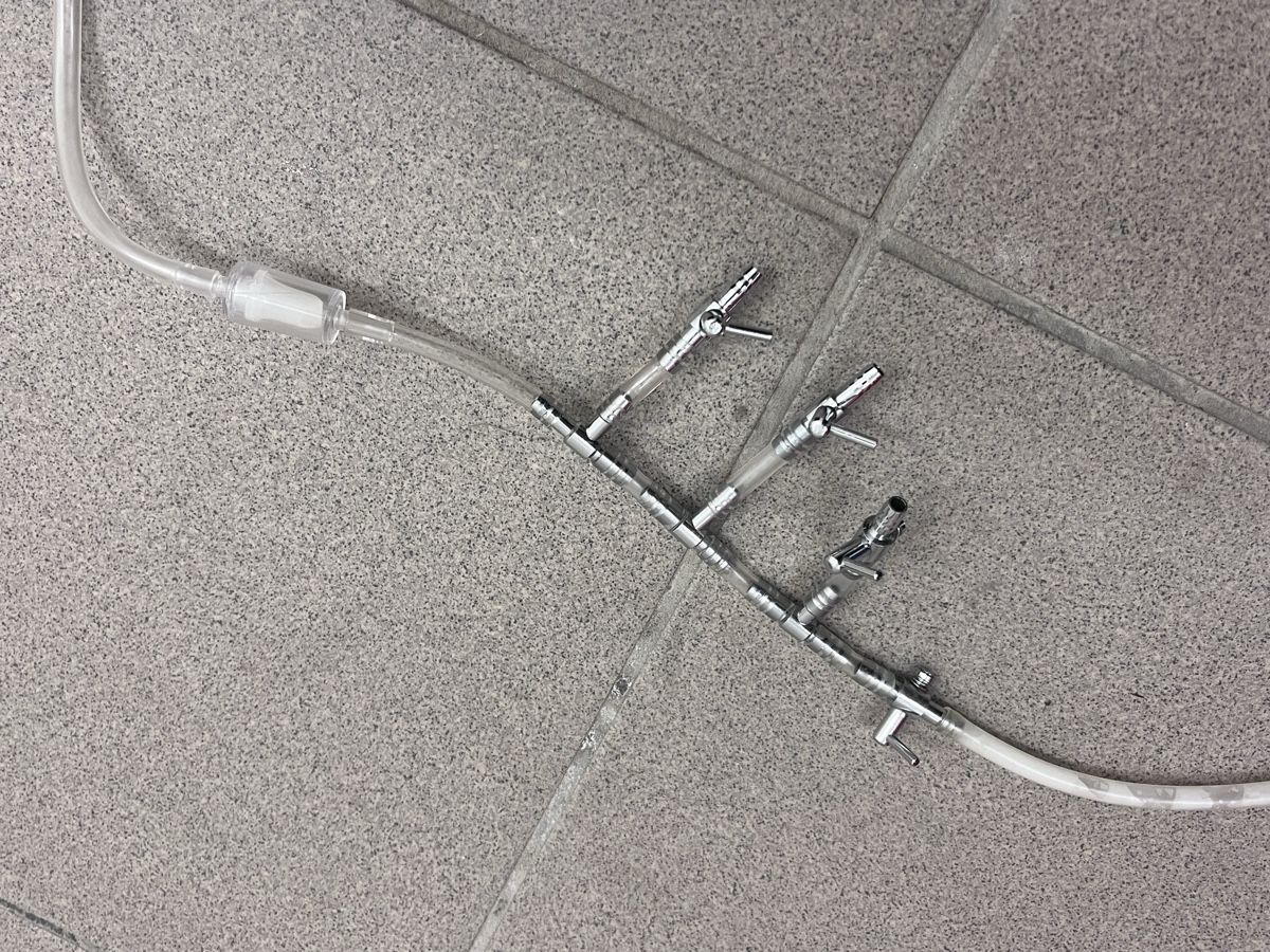 Aquarium : Rampe de distribution d'air, 4 voies comme neuf (D'occasion ...