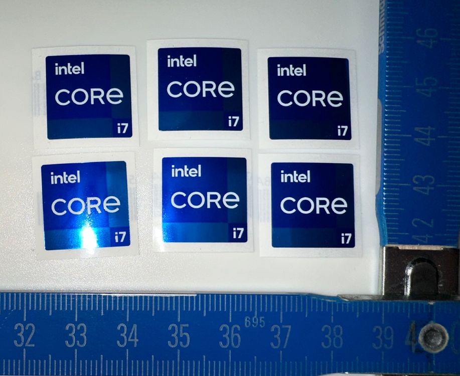 INTEL CORE i7 11th AUFKLEBER ¦ STICKER | Kaufen auf Ricardo