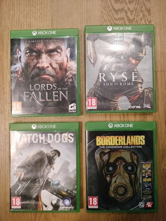 4 Xbox One Spiele: Lords of the Fallen, Ryse, Watch Dogs, .. (Gebraucht ...
