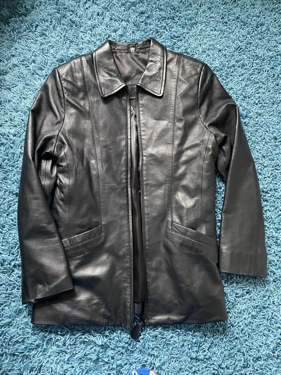 Stylish Genuine Leather Jacket New. EU 36 (Neu (gemäss Beschreibung ...