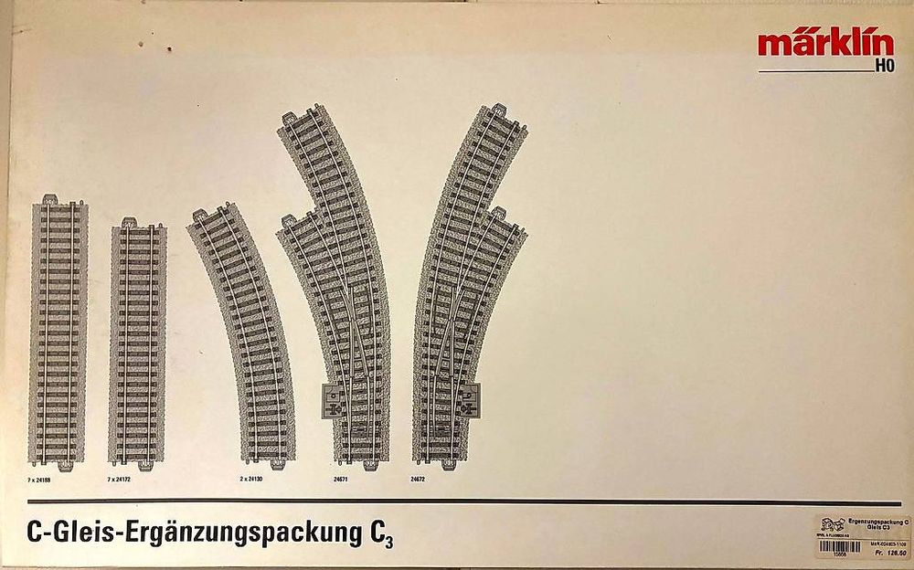 Märklin C-Gleis-Ergänzungspackung C3 (Neu und originalverpackt) in ...