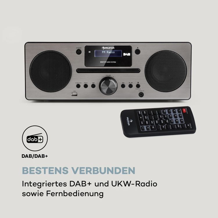auna Harvard Micro-Stereoanlage DAB+ (Neu und originalverpackt) in ...
