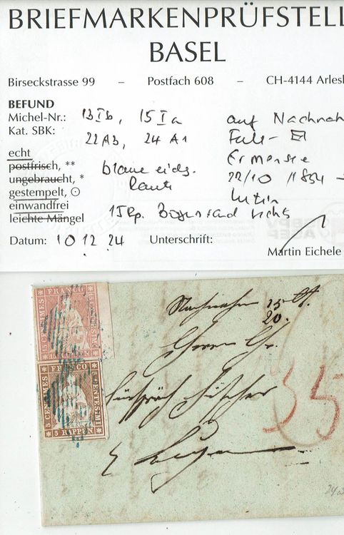 STRUBEL 20RP (22A3+24A1) NN>ERMENSEE BEFUND | Kaufen auf Ricardo