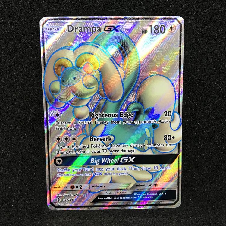 Drampa GX - Carte Pokemon Karte N° 142 (Draïeul/Sen-Long) (Neu (gemäss ...