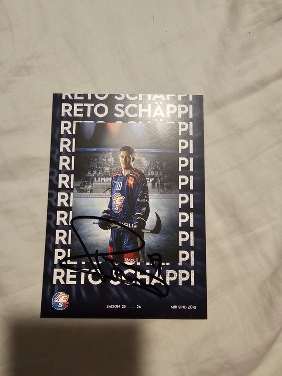 Signierte Schappi Karte ZSC Lions 23/24 (Neu (gemäss Beschreibung)) in ...