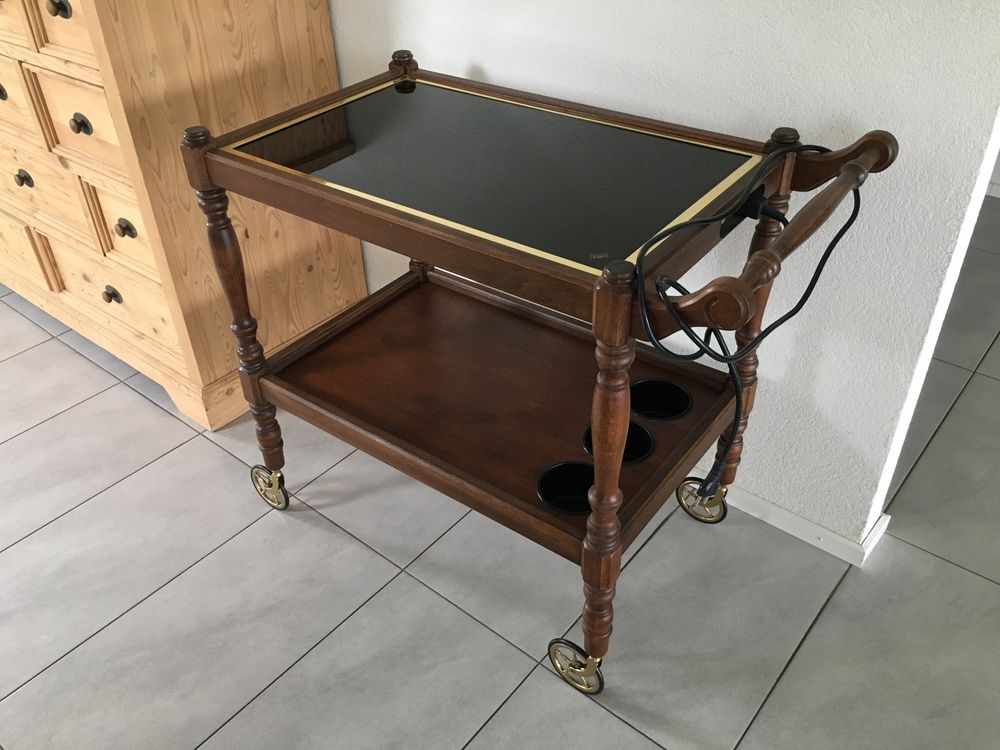 Servierwagen Hebor Rustikal mit Warme Platte,wenig gebraucht (Gebraucht ...