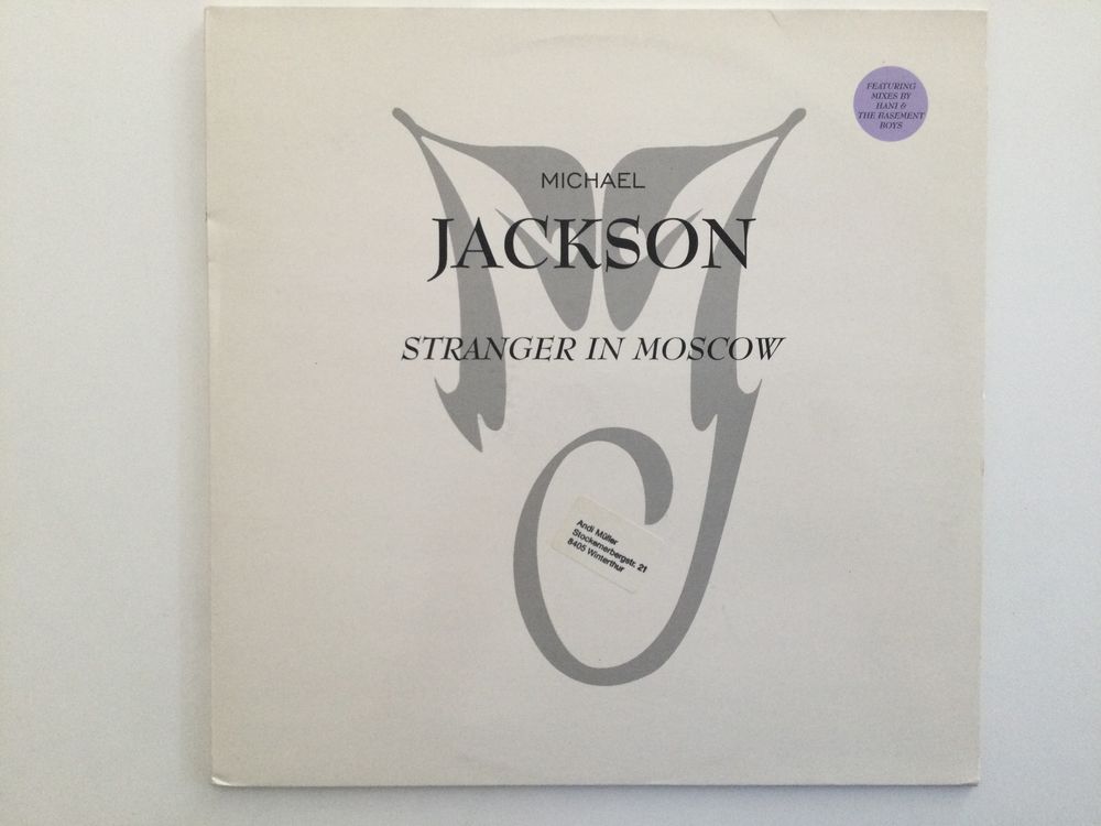 Michael Jackson 2xMaxi-Single - Stranger In Moscow (Promo) | Kaufen auf ...