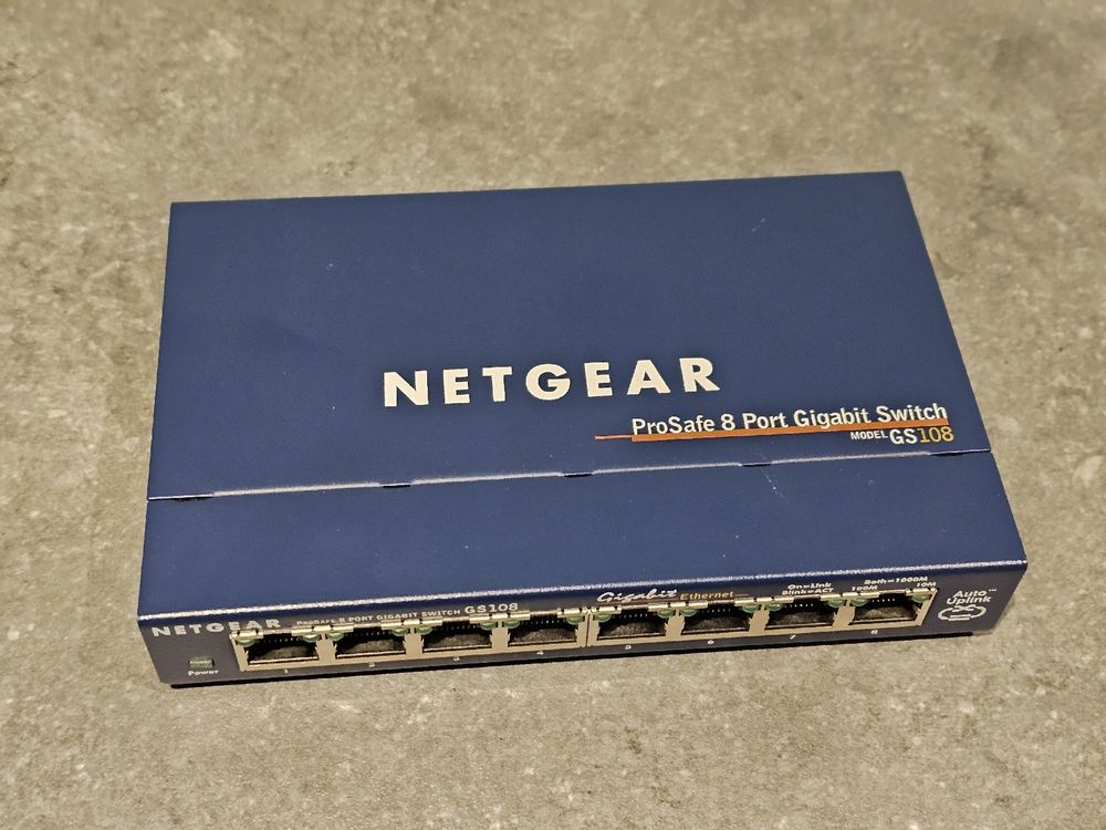 NETGEAR ProSafe GS108 – 8-Port Gigabit Switch (Gebraucht) in Saas-Fee ...
