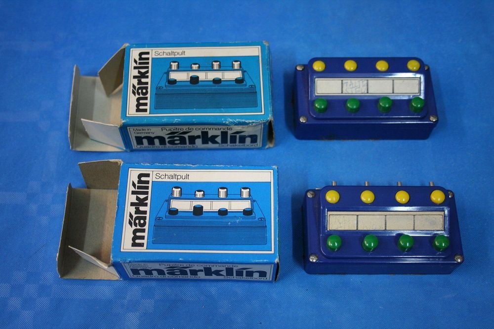 2 x Märklin 7211 h0 Schaltpulte | Kaufen auf Ricardo