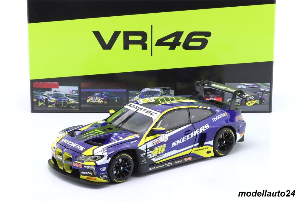 BMW M4 GT3 6th 24h Spa 2023 #46 Rossi 2023 / Minichamps 1:18 (Neu und originalverpackt) in ...