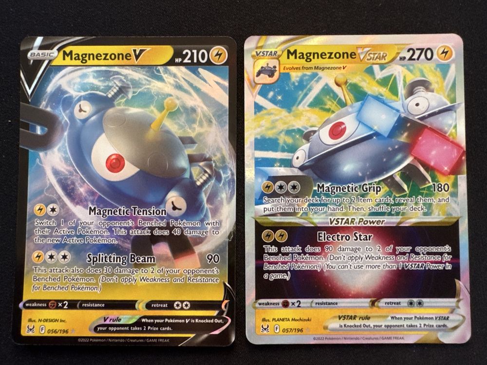 Magnezone V & Magnezone Vstar aus Lost Origin Englisch (Neu (gemäss ...