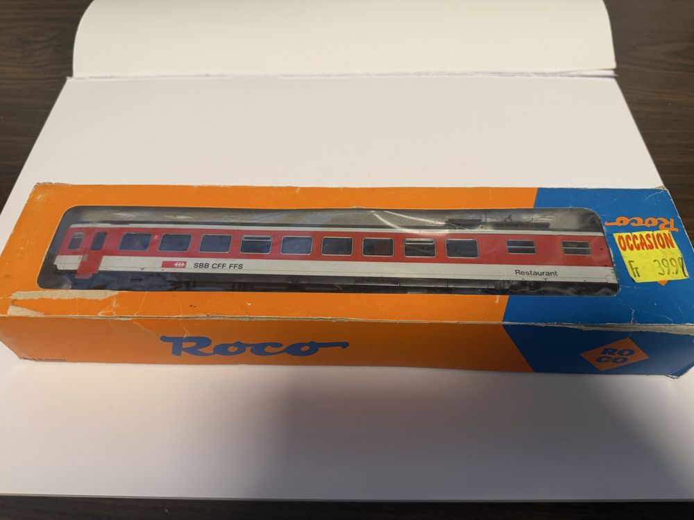 Roco SBB CFF FFS Restaurant Car - HO Scale Model 🇨🇭🚃 (Gebraucht) in ...