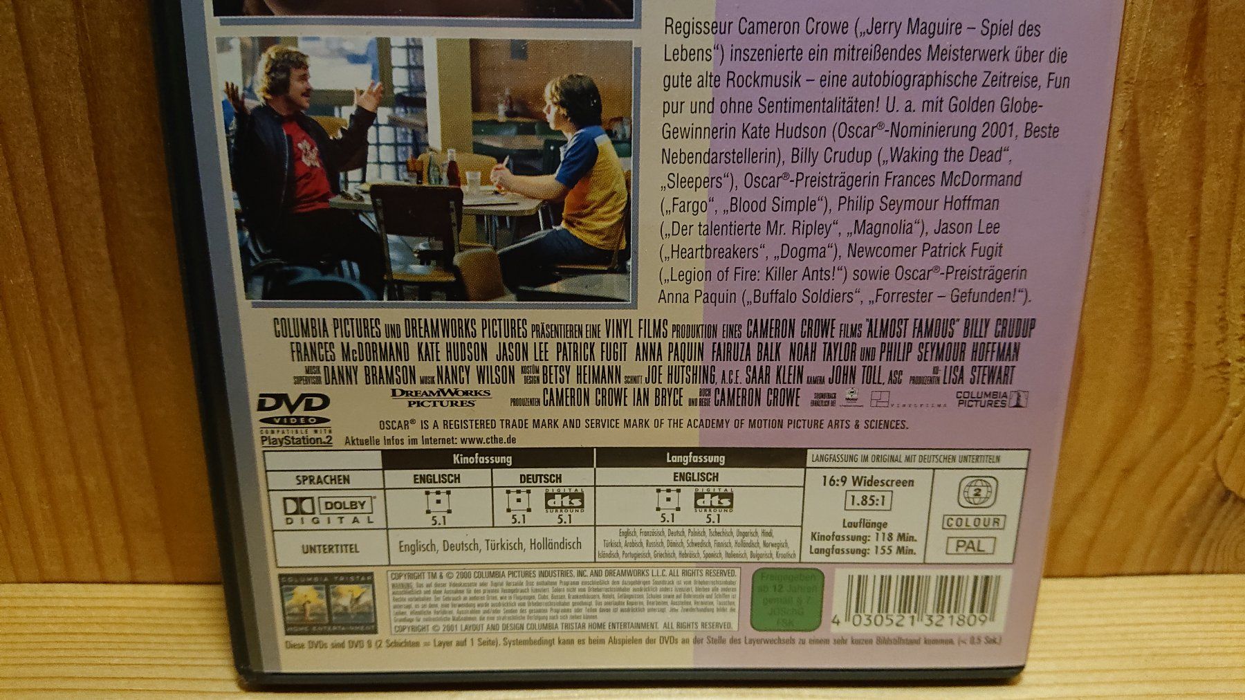 ALMOST FAMOUS Fast Berühmt DVD mit Kate Hutson (Gebraucht) in ...