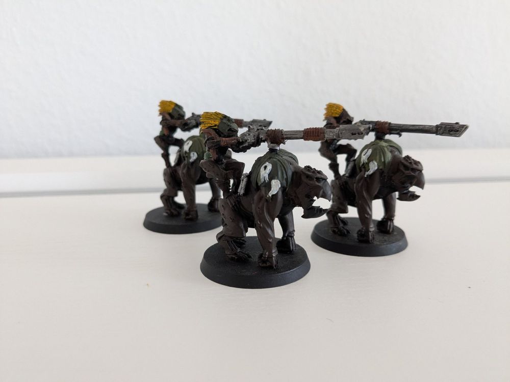 3 Kroot Hound Riders bemalt Warhammer 40k (Gebraucht) in Wettswil für ...