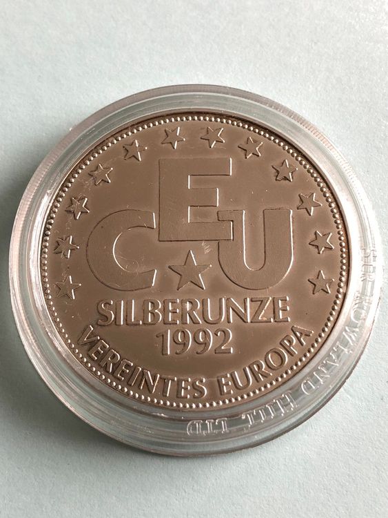 ECU Silber Unze 1992 (Neu und originalverpackt) in Reichenburg für CHF ...