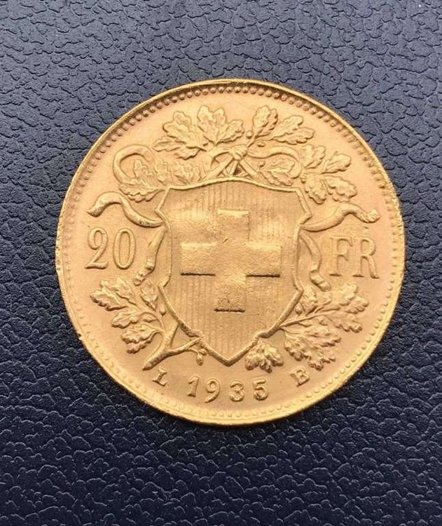 Vreneli 20 francs (1935 LB) | Kaufen auf Ricardo