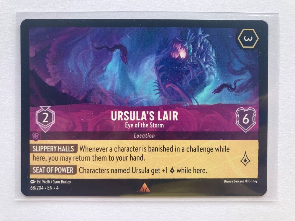 Lorcana URSULA'S LAIR 68/204 EN-4 RARE | Kaufen auf Ricardo