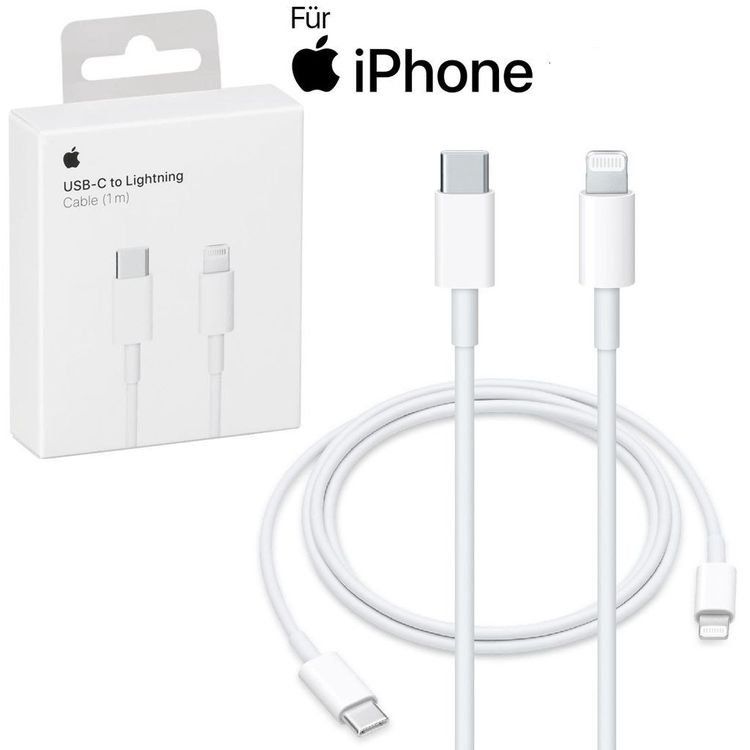 Original Apple Iphone USB‑C auf Lightning Kabel (1m) Origina (Neu und ...