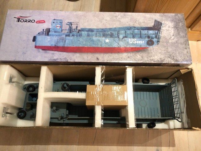 RC TORRO Landungsboot LCM 3 GFK 1:16 Normandie Landung RTR (Neu und ...