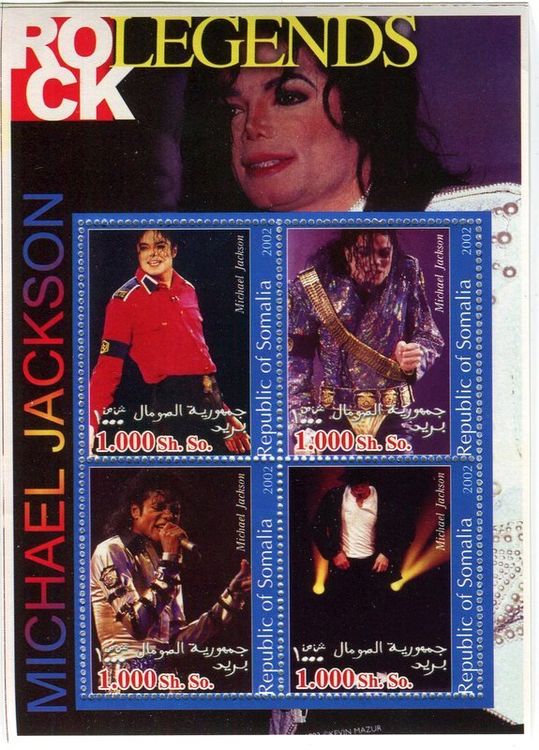 Block "Michael Jackson". Somalia (Neu und originalverpackt) in Basel ...