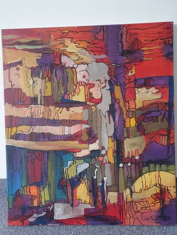 Oelgemälde der Galeristin und Kūnstlerin Iris Linsi (Gebraucht) in Fidaz für CHF 199 – nur ...