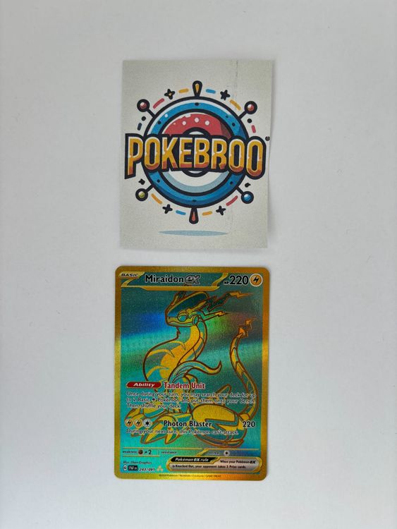 Carte Pokémon Paldean Fates Miraidon ex 243/091 (Neuf (Voir description ...