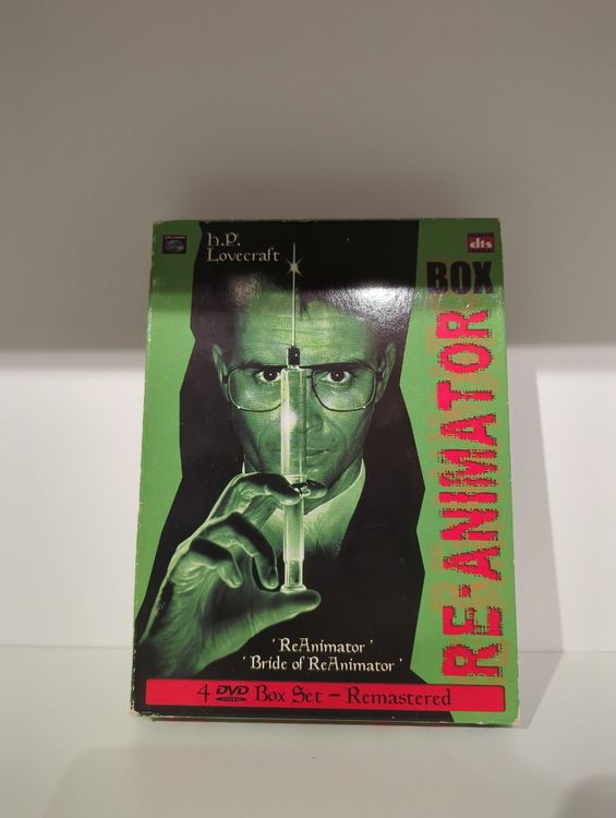 RE-ANIMATOR DVD Box 4 Filme Remastered H.P. Lovecraft (Gebraucht) in ...